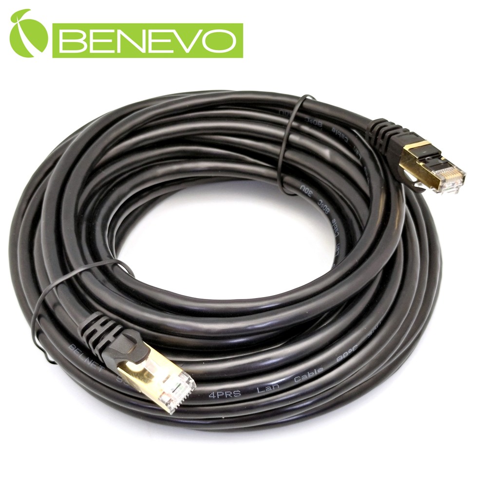 Benevo 10米 CAT7鍍金接頭超高速網路線(BCAT7010) - PChome 24h購物