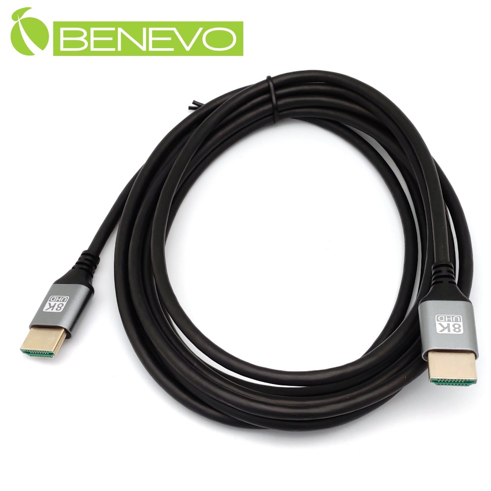 BENEVO 8K版 3米 HDMI2.1超高畫質影音連接線(滿芯) (BHDMI8030S) - BENEVO線上購物