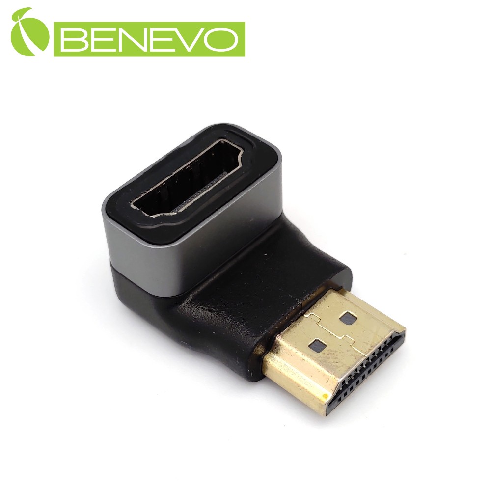 BENEVO下彎型 4K HDMI2.0公對母轉接頭 (BHDMIANGLDS) - BENEVO線上購物