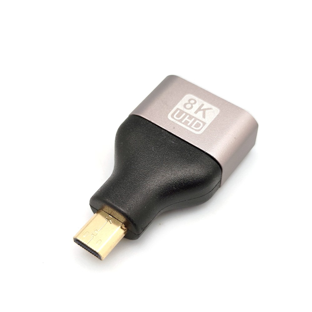 BENEVO鍍金8K版 Micro HDMI(公) 轉 HDMI (母) 轉接頭 (BHDMICROF8K) - BENEVO線上購物