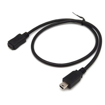 Benevo 50cm USB2.0 MiniUSB(5pin) 公對母延長線 (BUSB0050MBMF) - PChome 24h購物